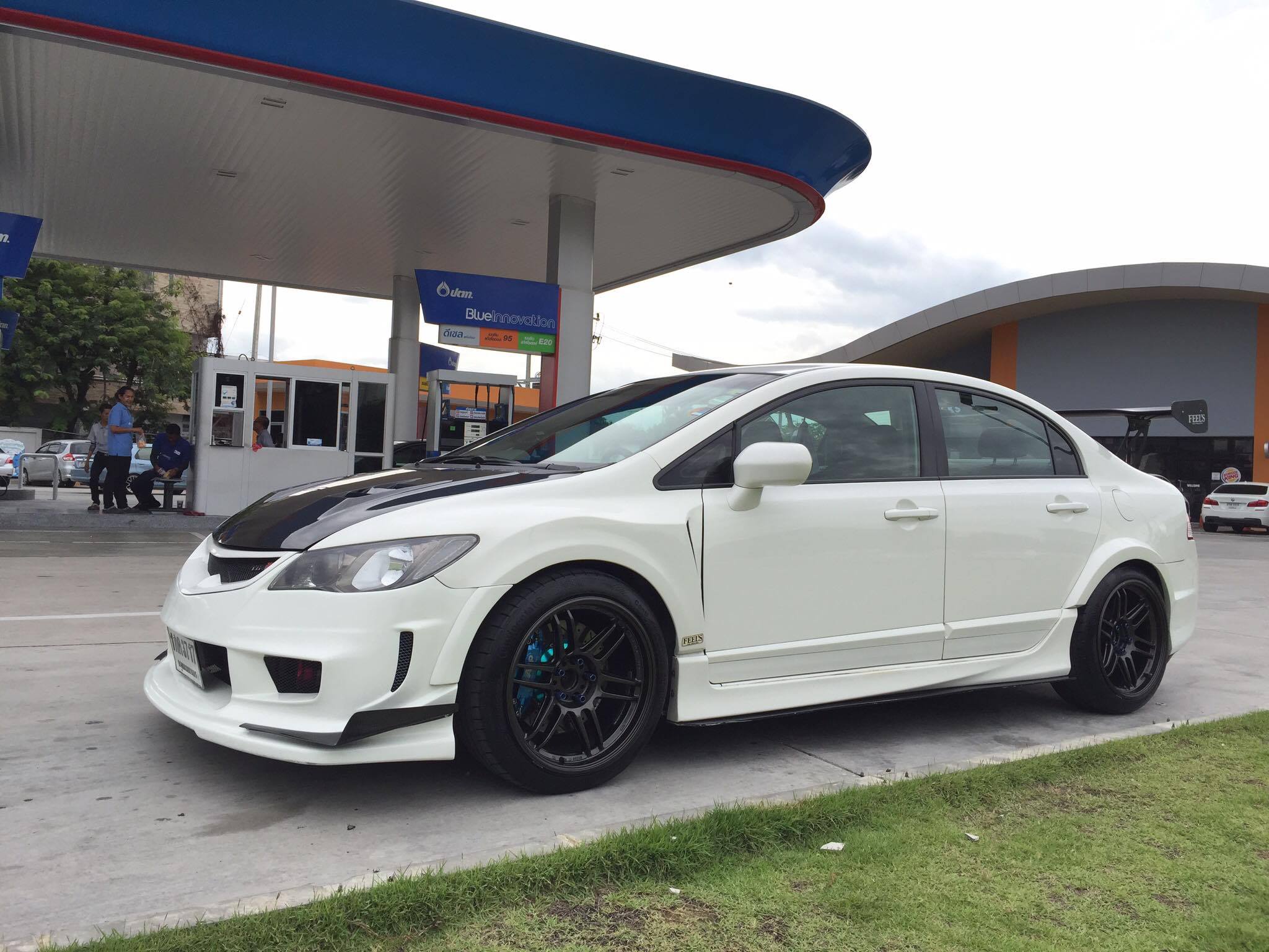 OWNER’S GALLERY: HONDA CIVIC FD X AME TM-02 | AME PRO SHOPブログ アルミホイールは ...